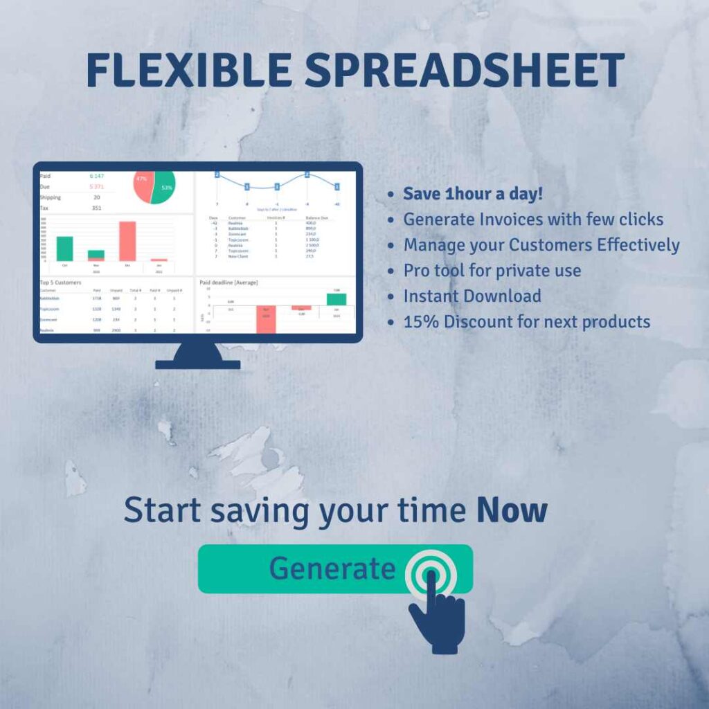 Excel Invoice Generator - Tracker- Dashboard | LuxTemplates Excel Invoice Generator - Tracker- Dashboard | LuxTemplates