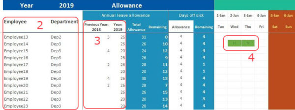 Employee Attendance Tracker - Excel Sheet | LuxTemplates