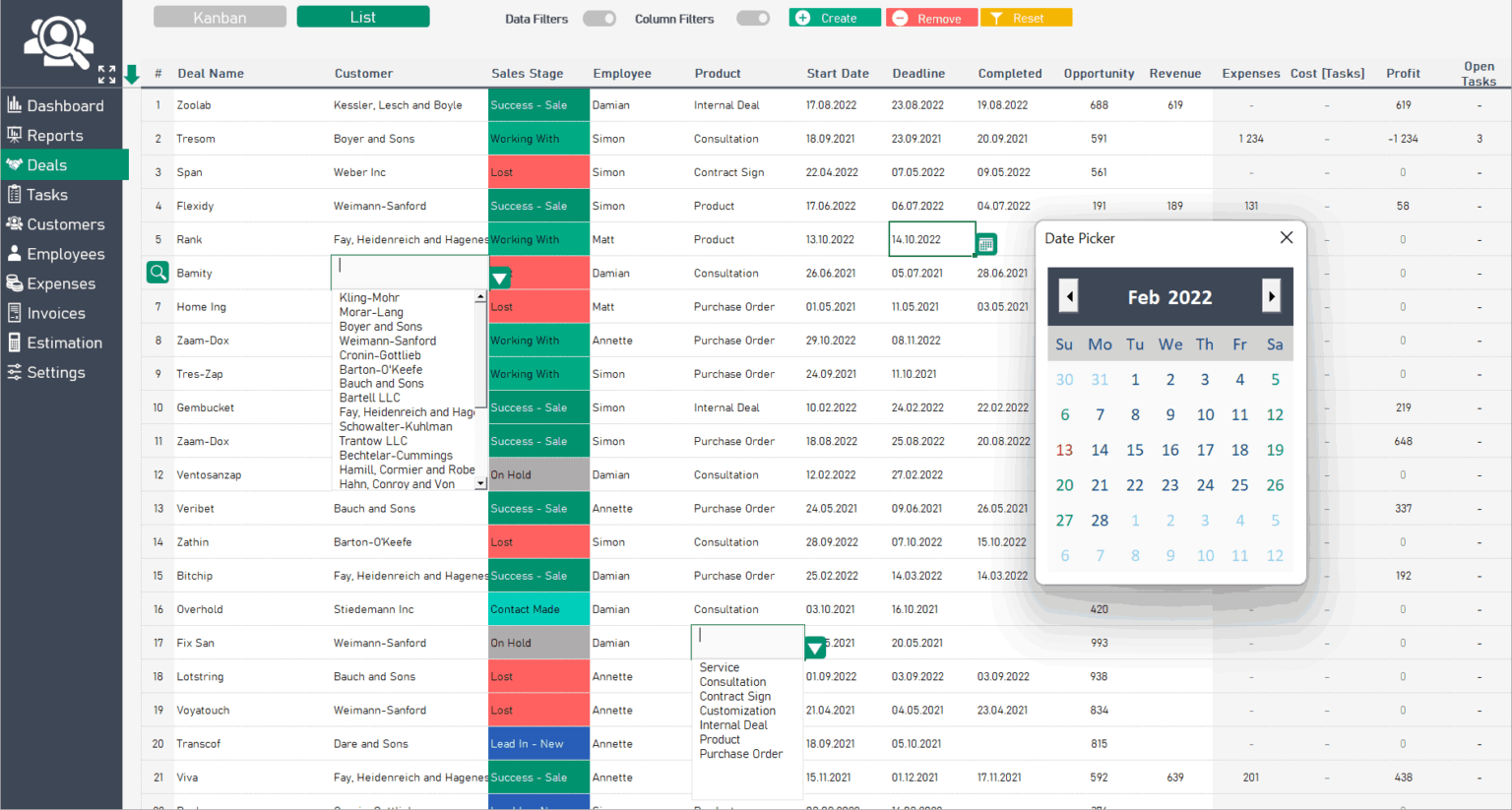 Sales CRM for Excel - Unique Sales Tracking Spreadsheet in Excel