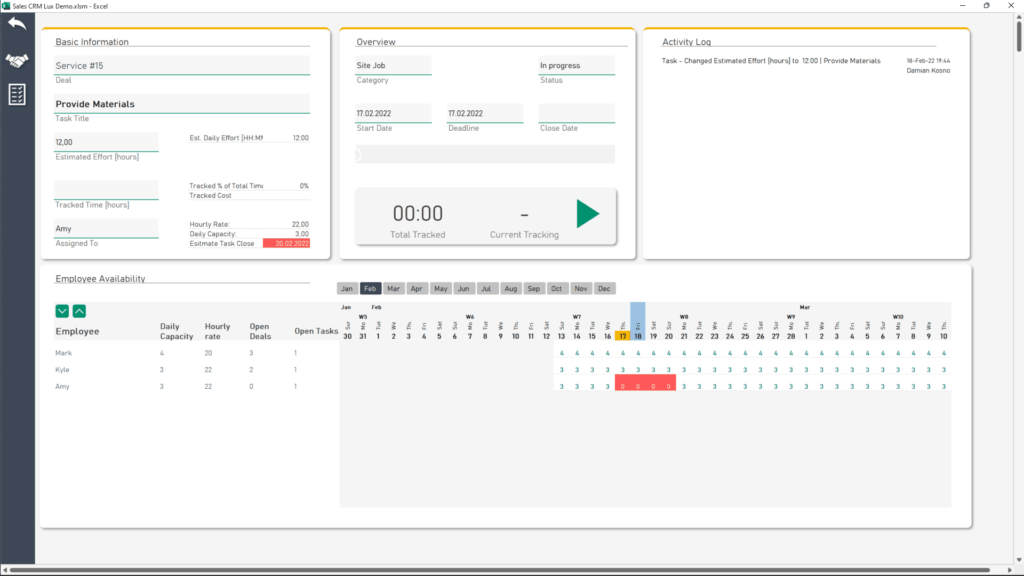 Sales CRM for Excel - Unique Sales Tracking Spreadsheet in Excel