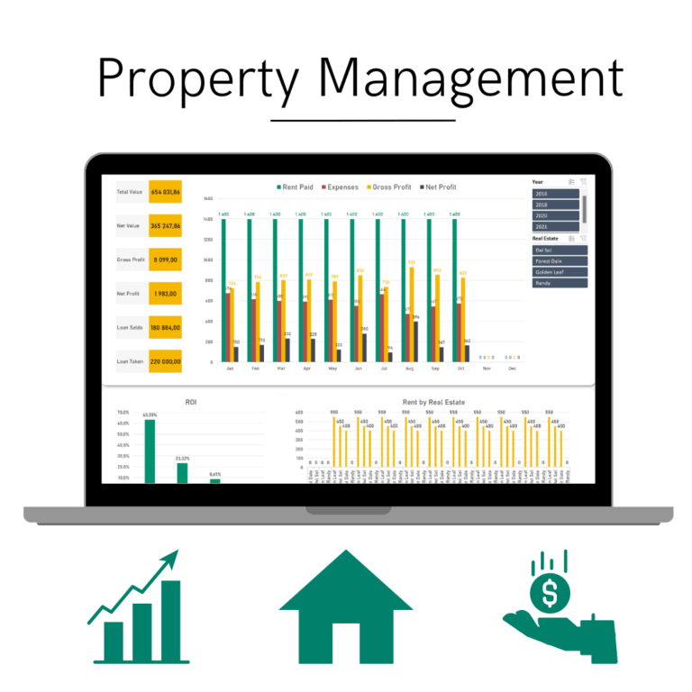 Property Management - Excel Spreadsheet | Instant Download